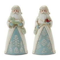 Melrose International LLC Santa (Set of 6) 5"H Resin - Walmart.com