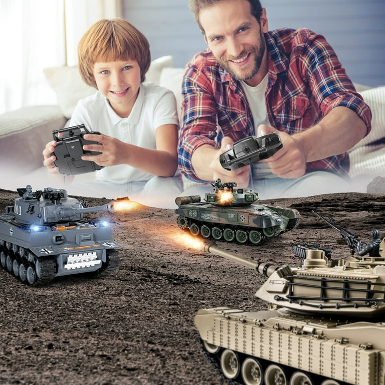 Rc Tanks For Adults 1:18 RC Tank M1A2 Remote Control Tank Model Toys ...