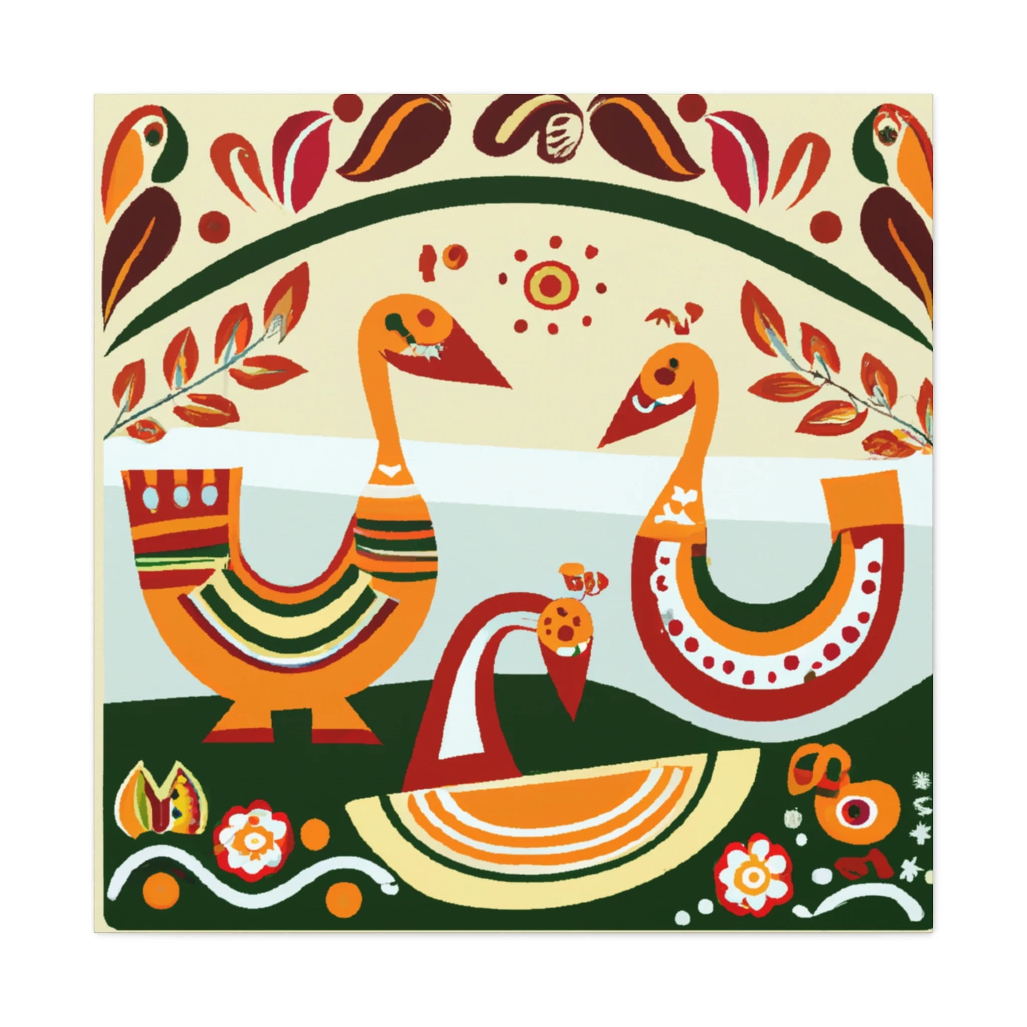 Goose in Flight Dreaming - Canvas - Walmart.com