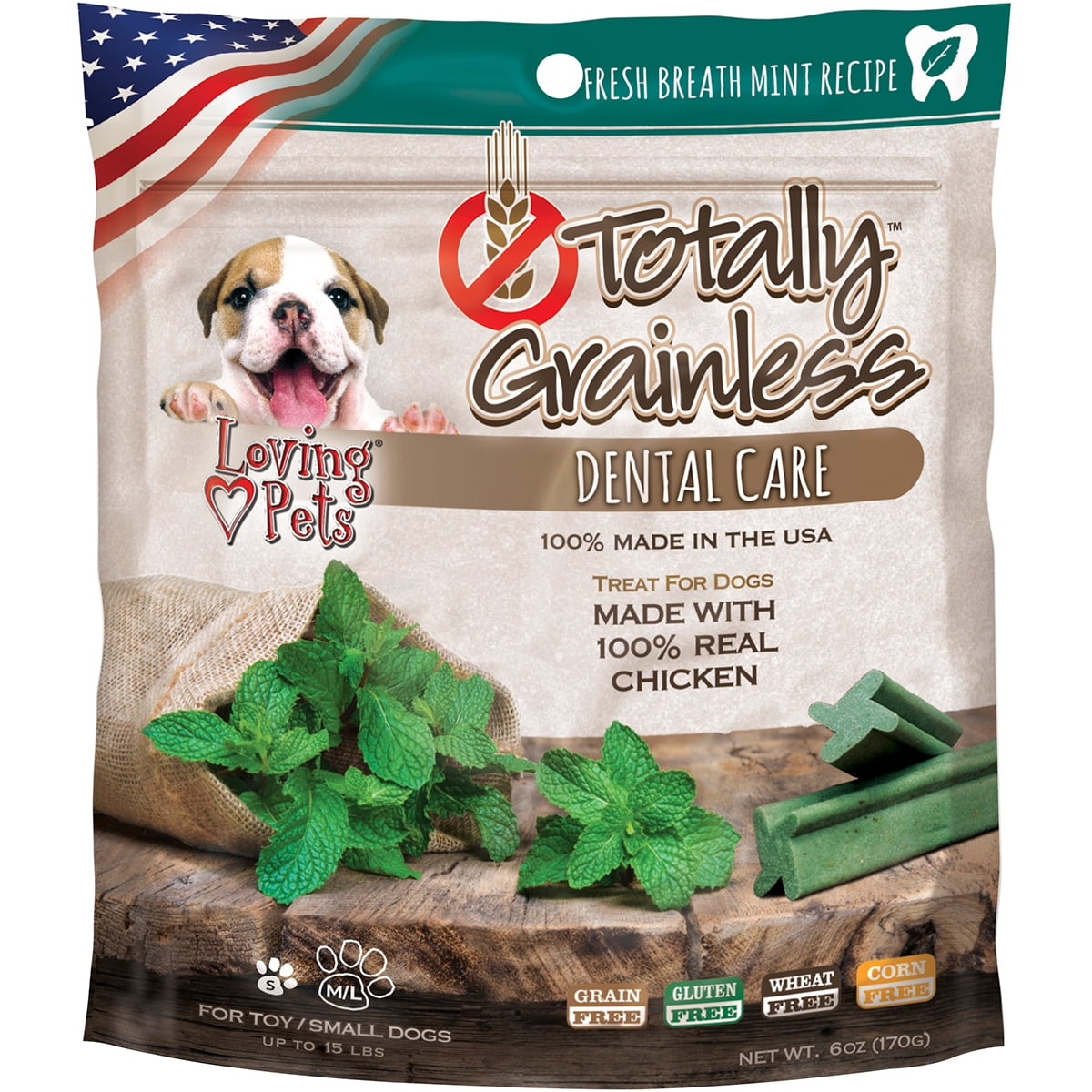 Click here for Loving Pets Totally Grainless Dental Bones For Sma... prices