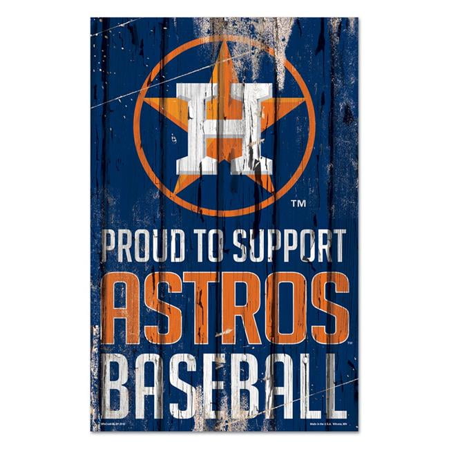 Houston Astros Sign 11x17 Wood Proud to Support Design | Walmart Canada