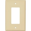 Cooper 2157V Ivory Two Gang Combination Wall Plate, 1-Decorator and 1 ...