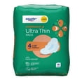 Equate Ultra Thin Pads with Wings, Unscented, Overnight, Size 4 (38 ...