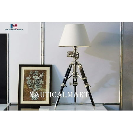 Nautical Royal Marine Tripod Table LAMP for Living Room (Shade Not ...