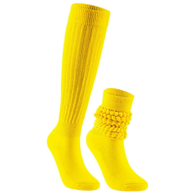 Komoo 3 Pairs Women Slouch Socks Soft Extra Long Scrunch Knee High Sock ...