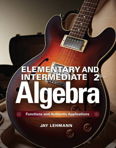 Pre-Owned Elementary & Intermediate Algebra: Functions and Authentic ...