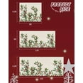 Garage Door Banner Cover 7 x 8 ft, Christmas Red Berries Birds Pine ...