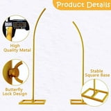 Set of 2 Metal Wedding Arch Backdrop Stand, 6.7x7.8ft Arch Backdrop ...