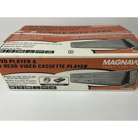 New Magnavox MWD2205 DVD/VCR Combo Player (No Box) - Walmart.com