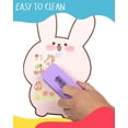 24-Color Dustless Chalk Set with Magnetic Drawing Board, Animal Monster ...