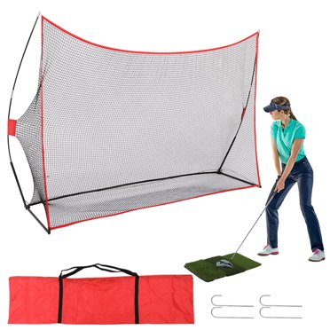 ZENSTYLE 10x7ft Portable Golf Net Hitting Net Practice Driving Indoor ...