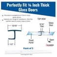 Shower Door Seal Strip H-Type 85 Inch, 3/8 Inch Glass Replacement ...