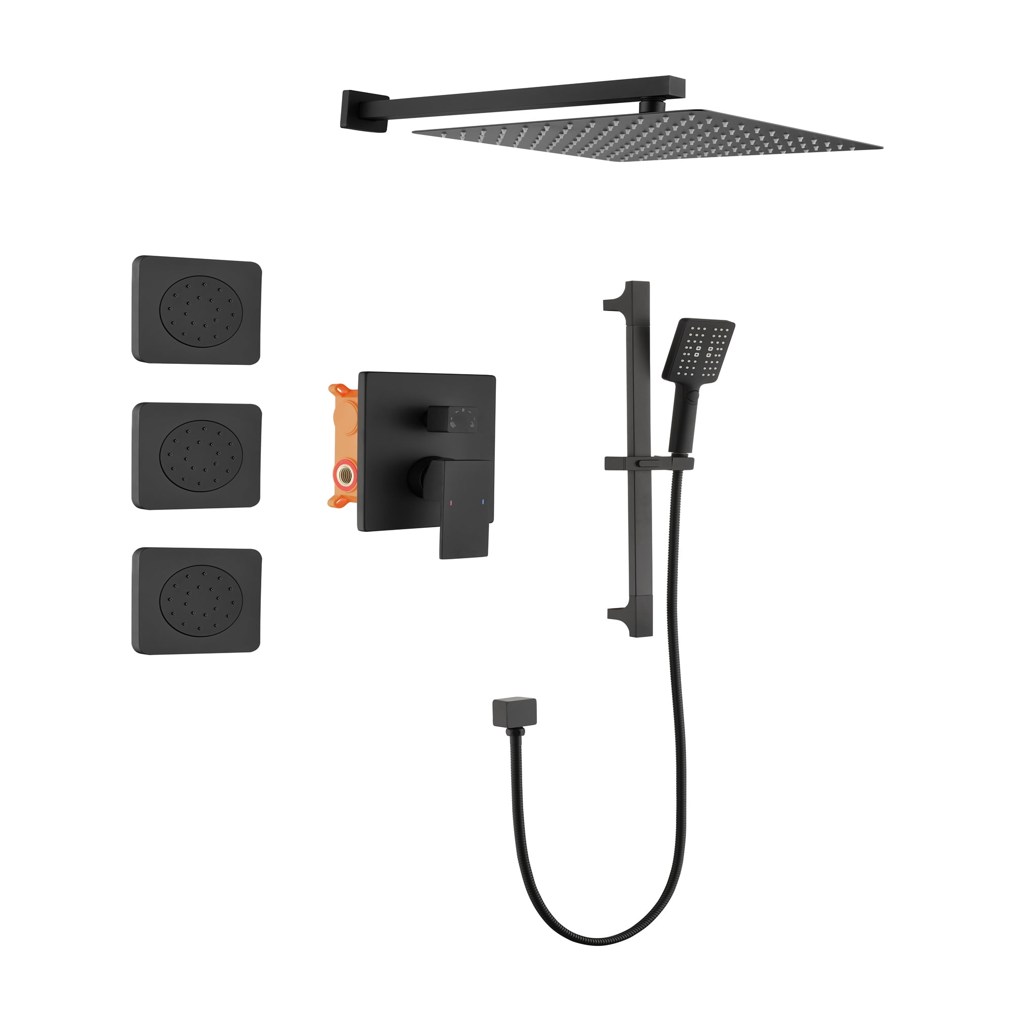 Cfowner Shower Faucets Sets, Wall Mounted Shower Faucet Set for ...