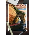 Pictured Rocks National Lakeshore, Michigan Poster - Walmart.com
