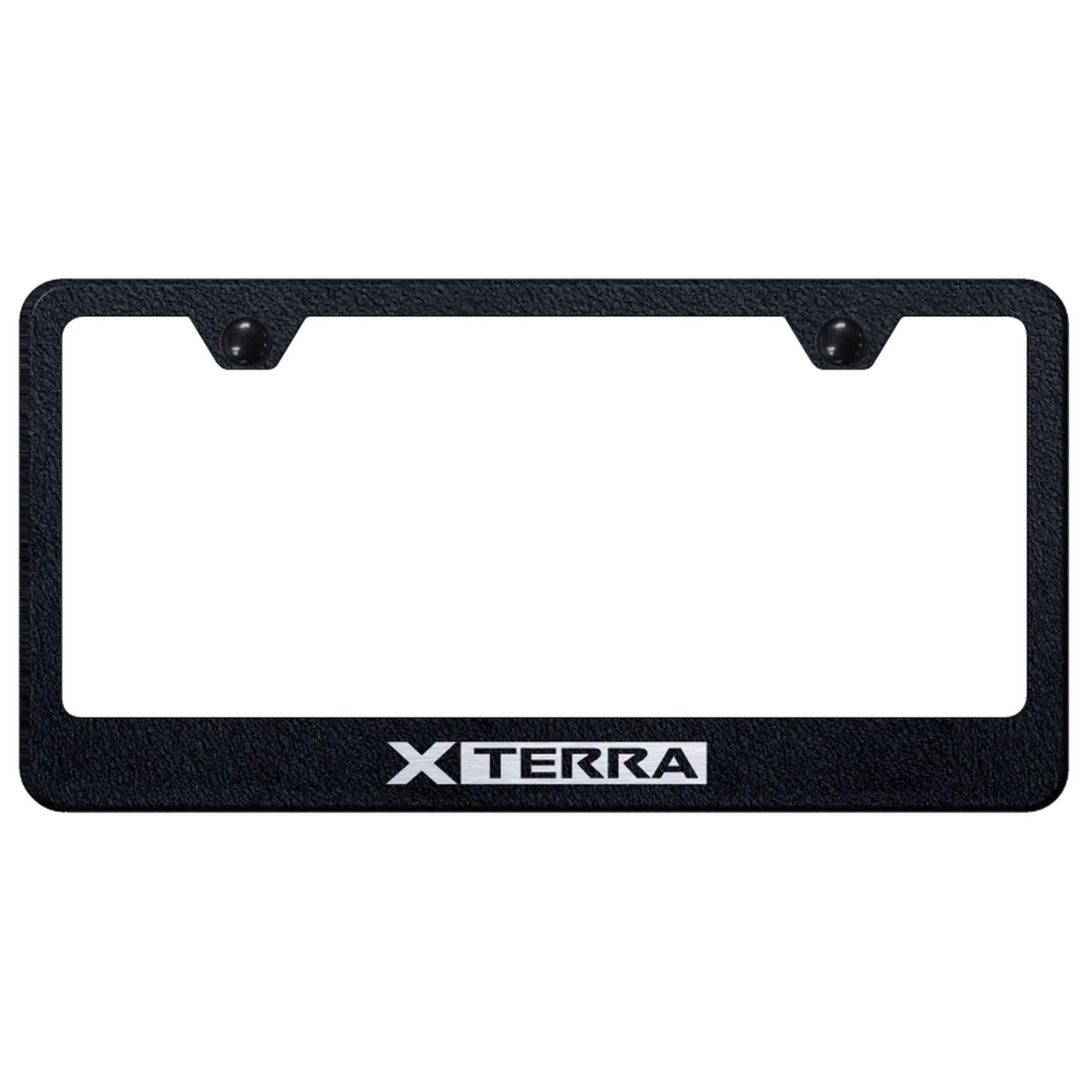 Nissan Xterra Laser Etched Logo Stainless Steel License Plate Frame ...