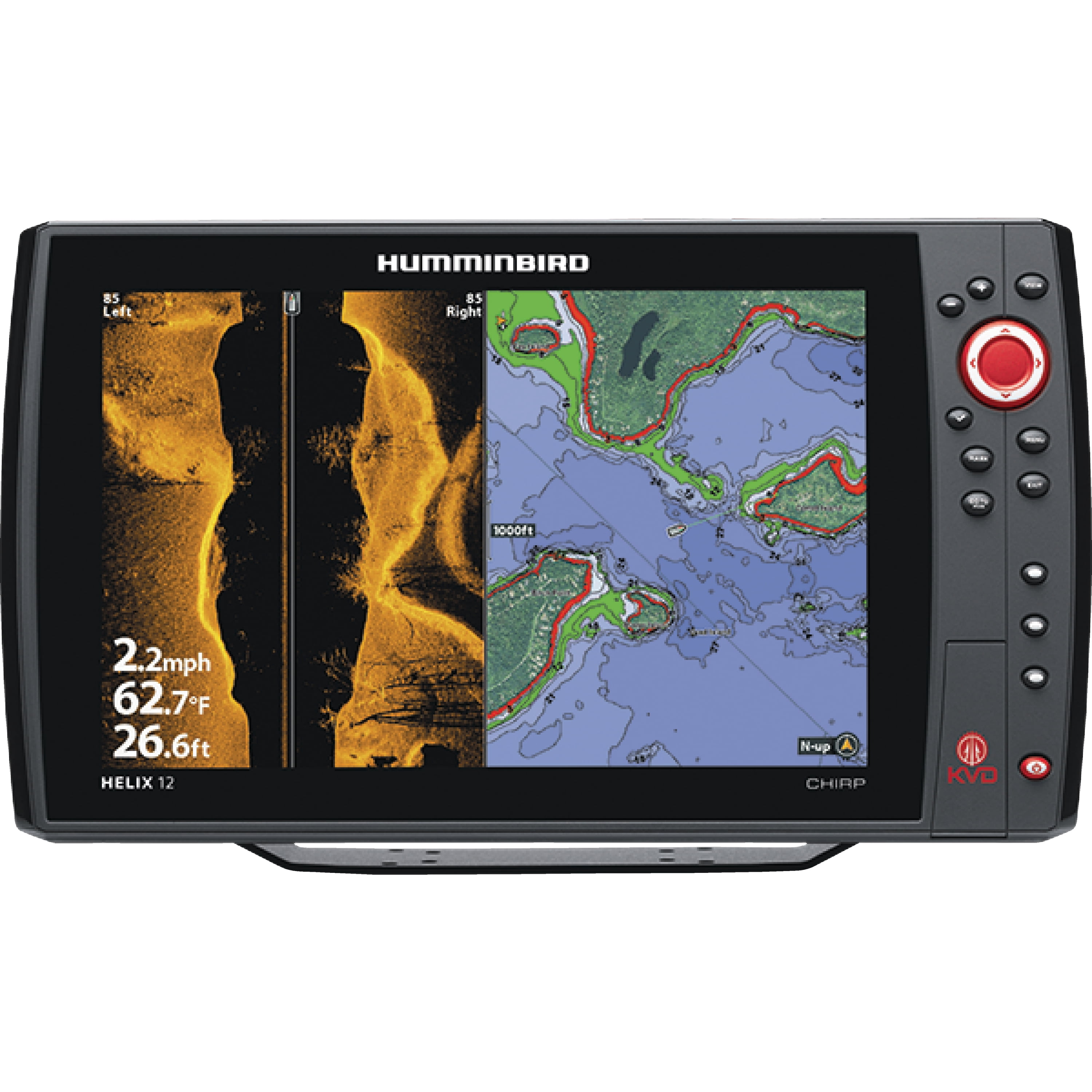 Humminbird Helix 12 Chirp SI GPS, Kevin VanDam Edition, Fishfinder ...