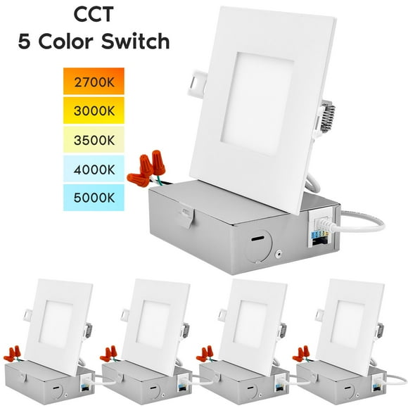 4 Inch Square Led Recessed Lighting