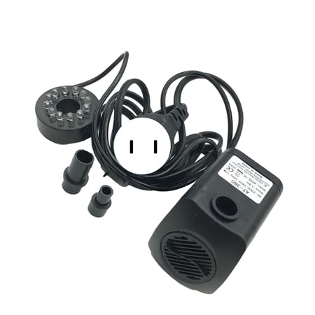 Electronicheart Water Pump LED Underwater Fountain Pump Pond Aquarium ...