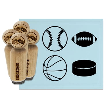 Melissa & Doug Wooden Stamp Set, Favorite Things - 26 Wooden Stamps, 4 ...