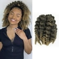 (2 pack) Darling Flexi Rod Curls Crochet Hair 2X Pack, 14 inch, #1/27 ...
