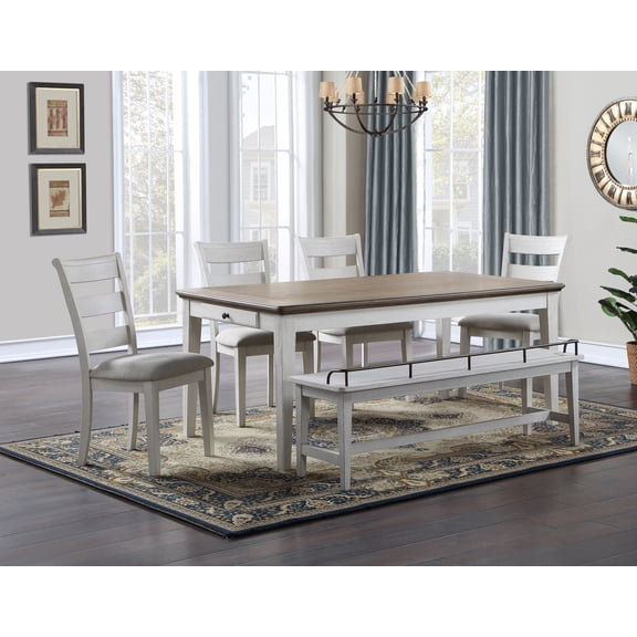 Steve Silver Pendleton Farmhouse 5-Piece Dining Counter Set with ...