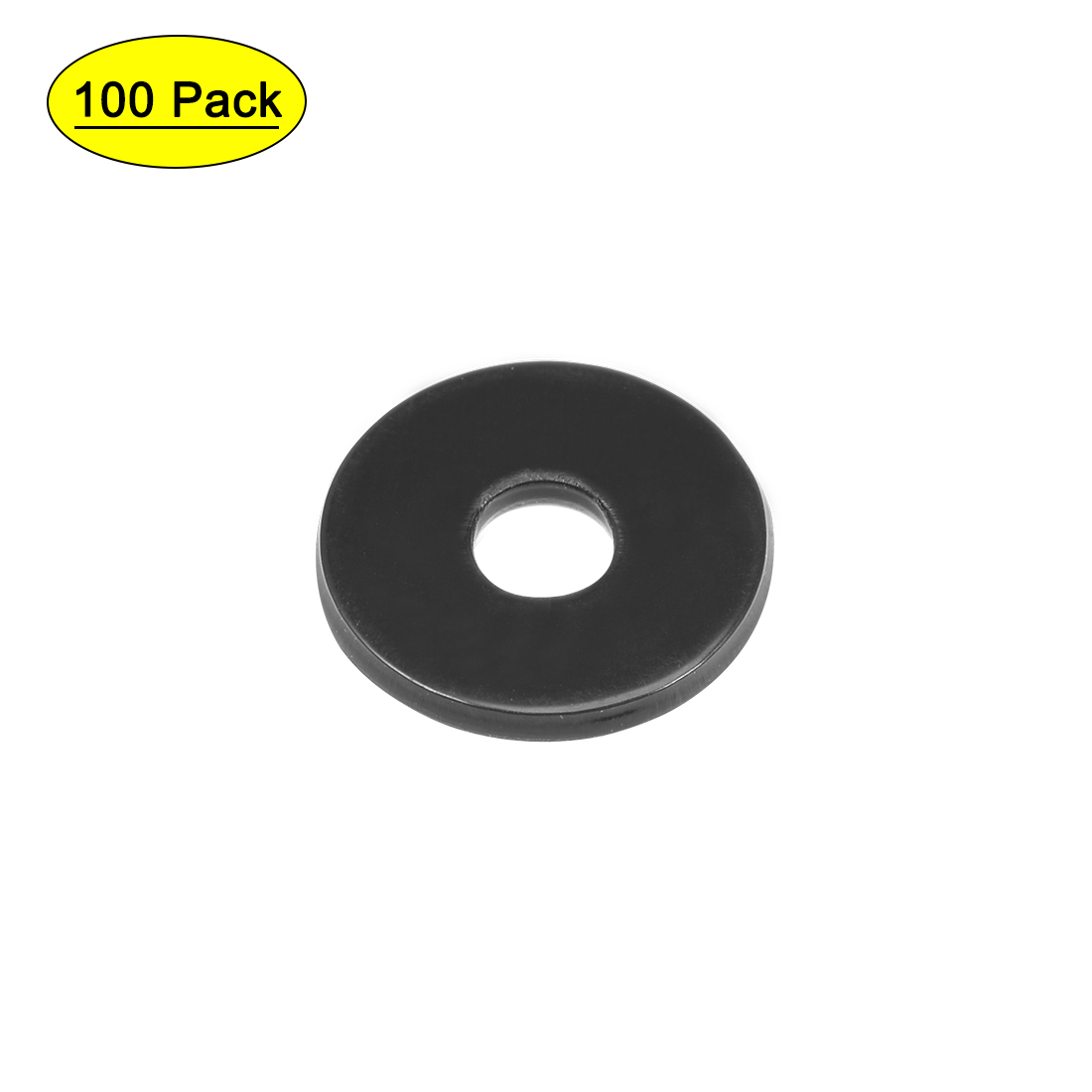 Uxcell 10mm O.D. 1mm Thick Nylon Flat Washers for 3mm ID Screw Bolt ...