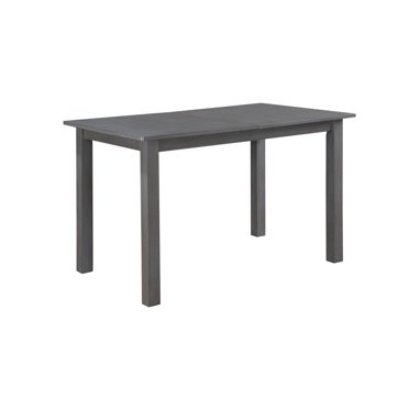 Solid Wood 30"x 48" Dining Table in Washed Gray Taupe - Walmart.com