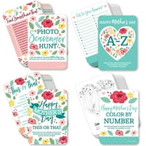 Big Dot of Happiness Pajama Slumber Party - 4 Girls Sleepover Birthday Party Games - 10 Cards ...