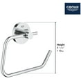Grohe Essentials 40689A01 Paper Holder in Grohe Hard Graphite - Walmart.com