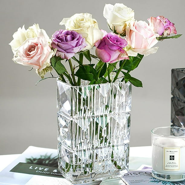 Heavy Duty Glass Vases, Clear Crystal Vases for Centerpieces(Can't be ...