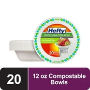 Chinet Classic White Disposable Eco-Friendly Paper Fiber Bowl, 150 ct ...