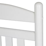 Pemberly Row Traditional Hardwood Indoor/Outdoor Porch Rocker in White ...