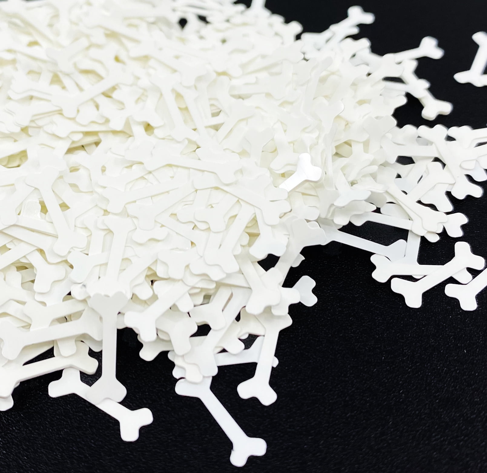 Bone Shape Glitter Confetti (1oz = 28g) - Walmart.com