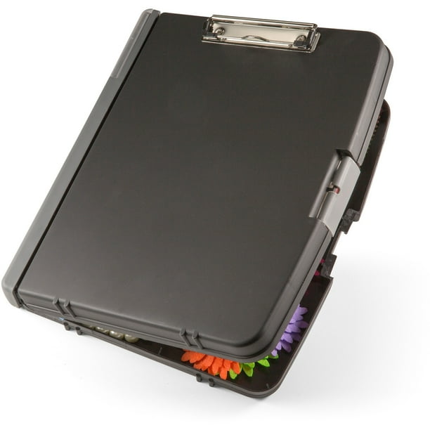 Officemate Triple File Clipboard Storage Box, Recycled, Black (83610 ... Officemate Triple File Clipboard Storage Box, Recycled, Black (83610 ...
