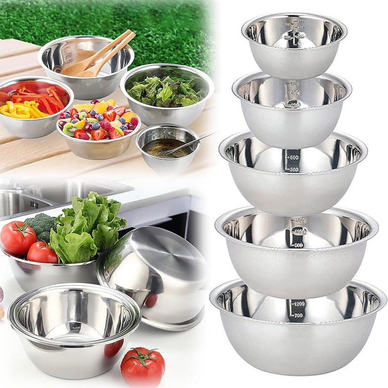 Click here for Grm 5pcs Multifunctional Stainless Steel Bowls Wit... prices