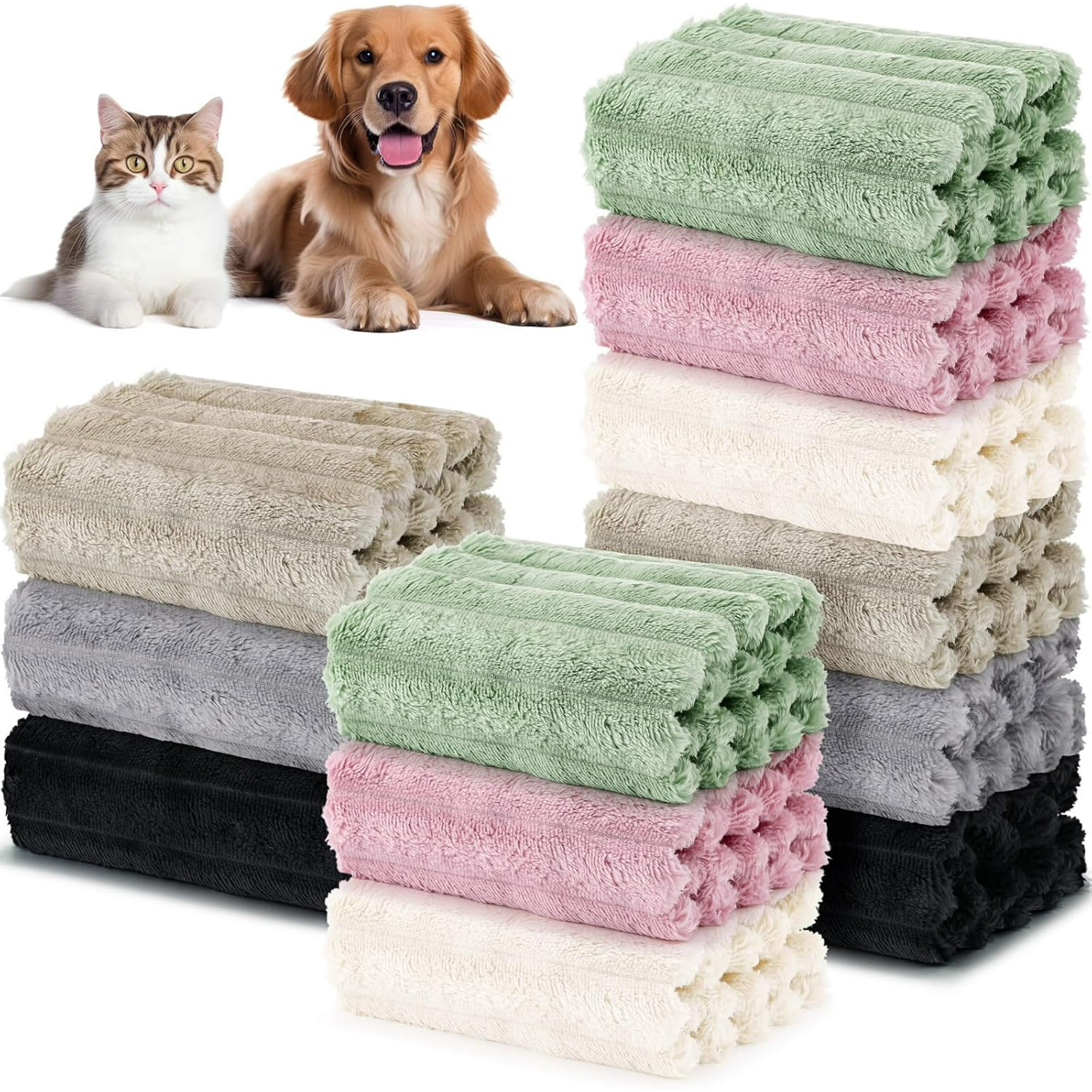 Click here for Salafire 12 Pack Small Dog Blankets 23 X 16 Inch S... prices