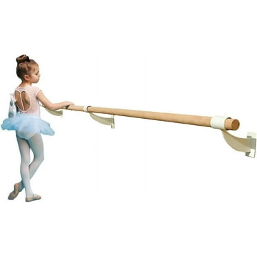 Gymax Freestanding Ballet Barre Adjustable Double Stretching Dance Bar ...