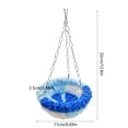 Kuroiy Parrot Bird Nest Hammock | Warm Plush Cotton Hanging Bed for ...