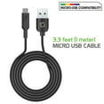Durable 3.3ft (1m) Micro USB Data Cable, Fast Charging/Data Sync Cable ...