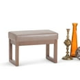 WyndenHall Madison 26 inch Wide Contemporary Rectangle Ottoman Bench ...
