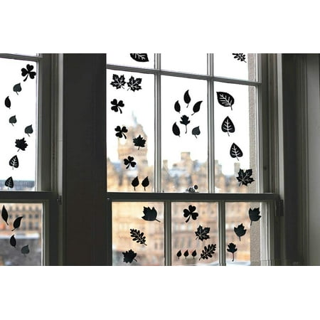 Window Alert Birds Stickers - Anti Collision Clings Decals, Tree Leaf ...