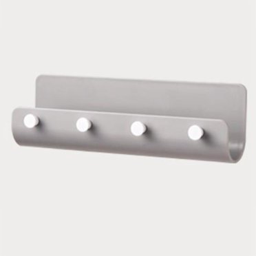 Better Homes & Gardens Wall Mounted Cut Out Key Tidy Hook Rack, 4 Hooks ...