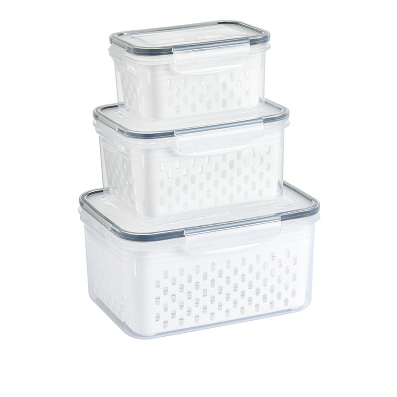 Click here for Oubit Food Storage Containers 3pcs Drain Storage B... prices