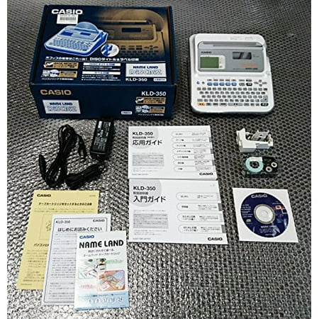 Casio Label Writer Nameland High Spec Model KLD-350 DISC Title ...