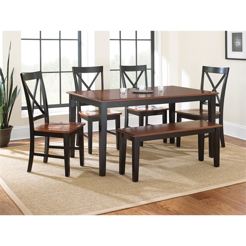 Steve Silver Kingston Dining Table in Oak - Walmart.com