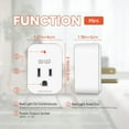 XUERUI-Single Outlet Surge Protector, Refrigerator Surge Protector Wall ...