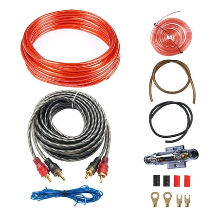 Car Audio Wire Wiring Kit, Installation Kit PVC Sound System with Fuse ...