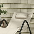 Outsunny Rocking Chair for Sunbathing, Lawn, Garden or Pool, Light ...