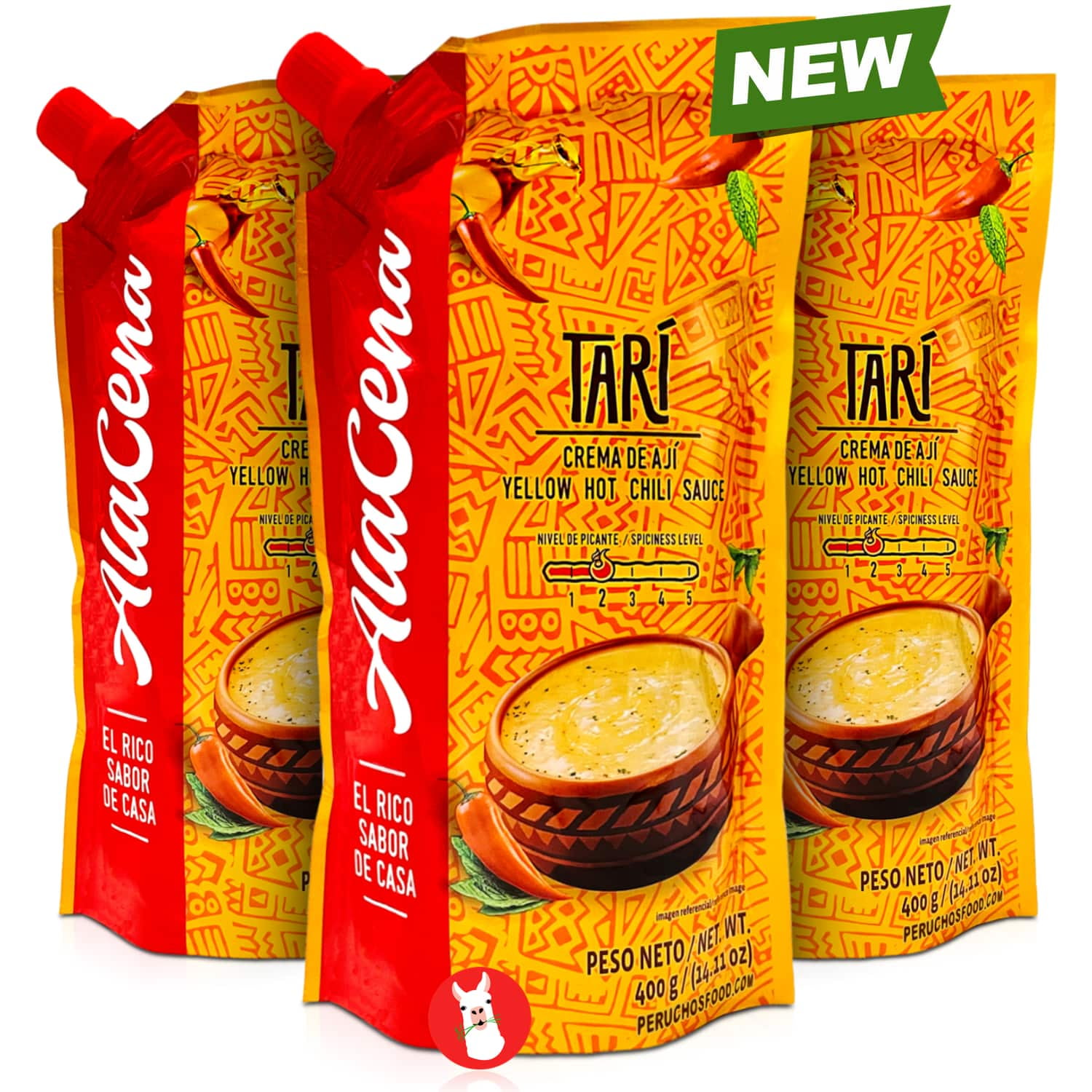 Alacena Crema De Aji Tari | Peruvian Sauce 400 Gr 3pk - Walmart.com