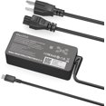 65W USB C Charger Compatible with Lenovo Thinkpad/Yoga/Chromebook ...